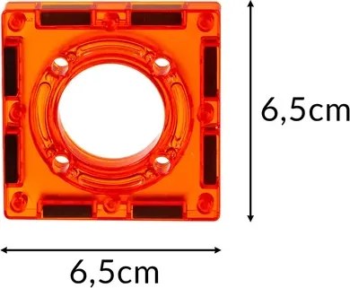Vzdělávací magnetická 3D stavebnice – kuličková dráha 110 dílů