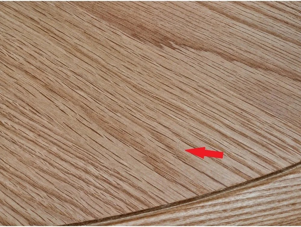 Kulatý jídelní stůl s deskou v dubovém dekoru ø 128 cm Storm - II. jakost – Zuiver
