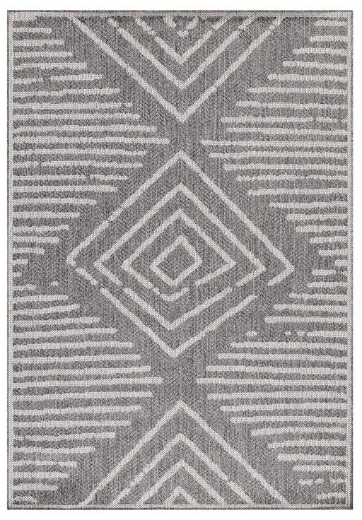 Ayyildiz, Kusový koberec Aruba 4902 grey – na ven i na doma, 80x150, šedá, chodba / předsíň