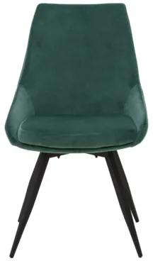 Zelená otočná židle PANKO