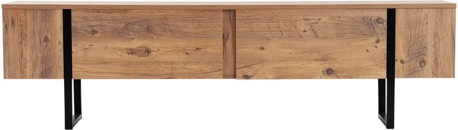 TV stolek v dekoru borovice v přírodní barvě 180x50x29,5 cm Serenity – Kalune Design