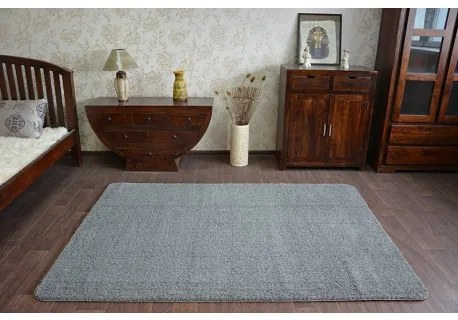 Kusový koberec SHAGGY MICRO antracit velikost 80x150 cm | krásné koberce cz