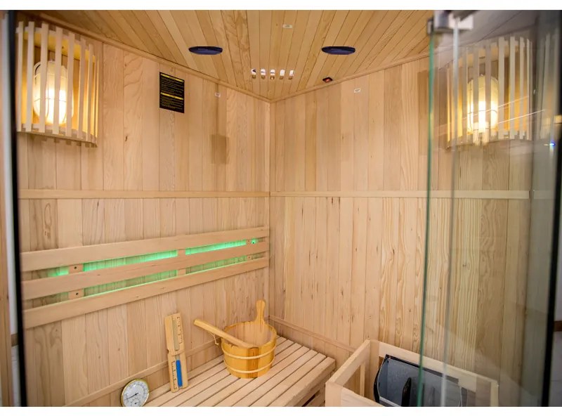 BPS-koupelny Finská sauna Relax HYD-3135 120x120, 1-2 osoby