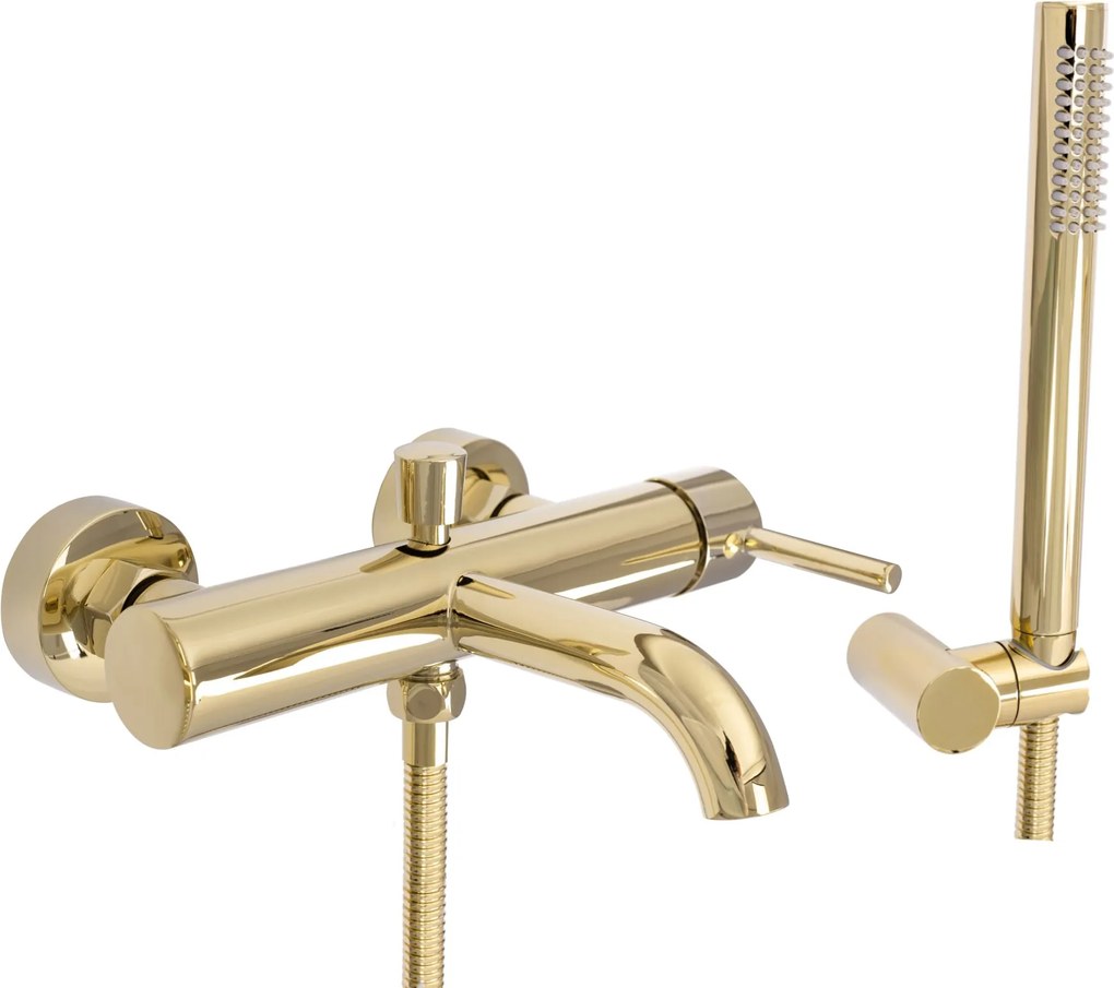 Rea Lungo - vanová baterie + set, zlatá, REA-B6635