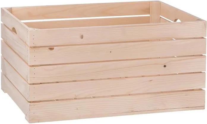 Dřevobox Dřevěná bedýnka 60 x 39 x 30cm