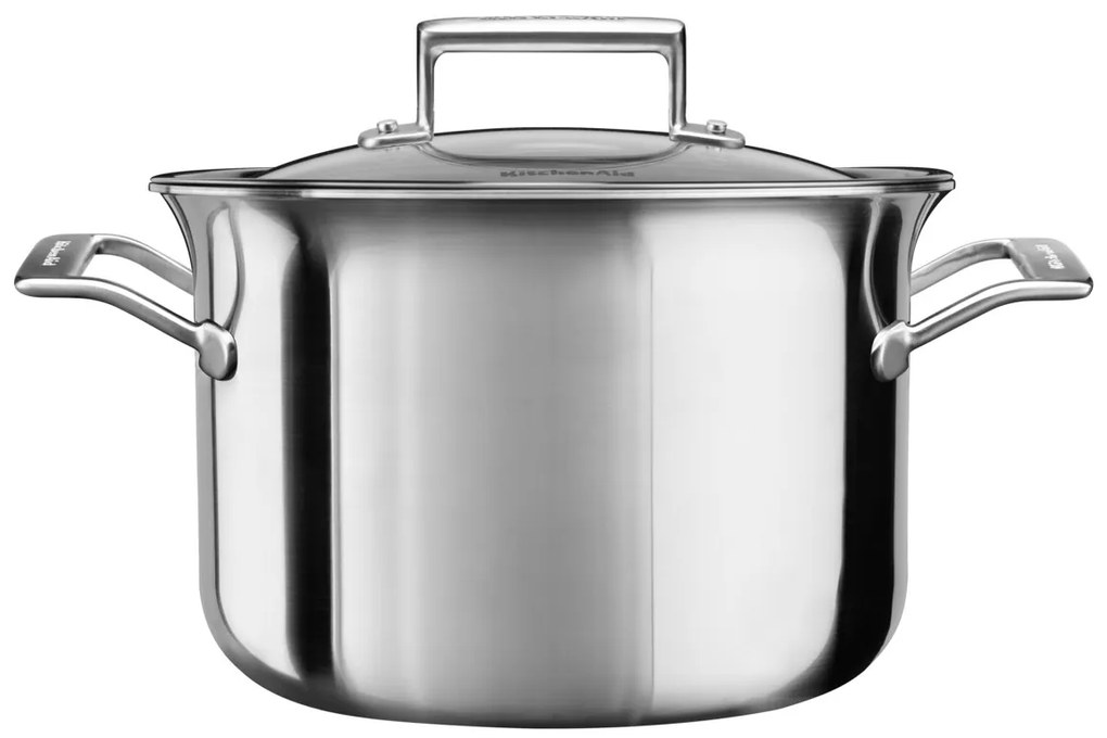 KitchenAid nerezový hrnec s poklicí s měděným jádrem 7,6l Ø 24cm