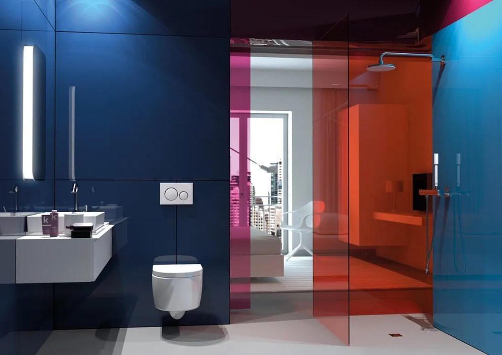 Geberit Sigma20 - Ovládací tlačítko Sigma20, bílá/chrom 115.882.KJ.1