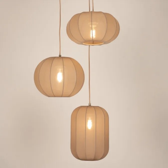 Závěsné svítidlo Yapan Dark Taupe Trio