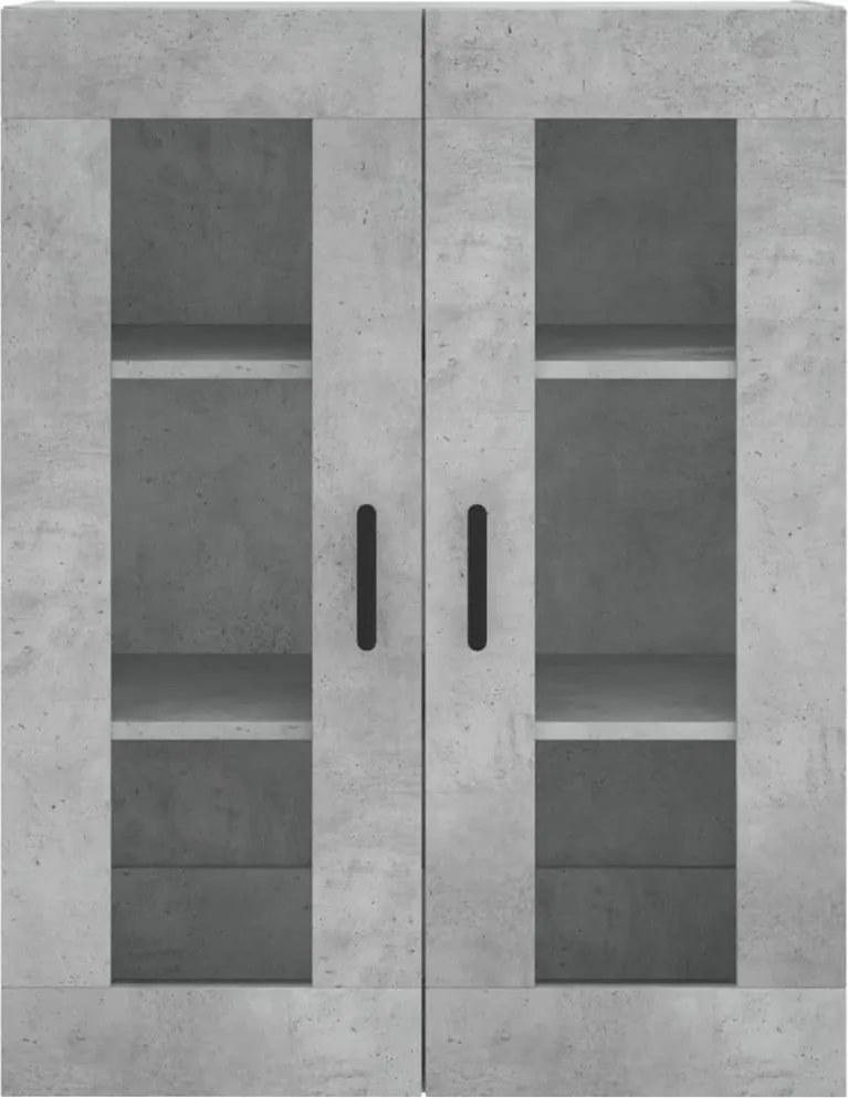 Skříň highboard betonově šedá 69,5x34x180 cm kompozitní dřevo 3198221