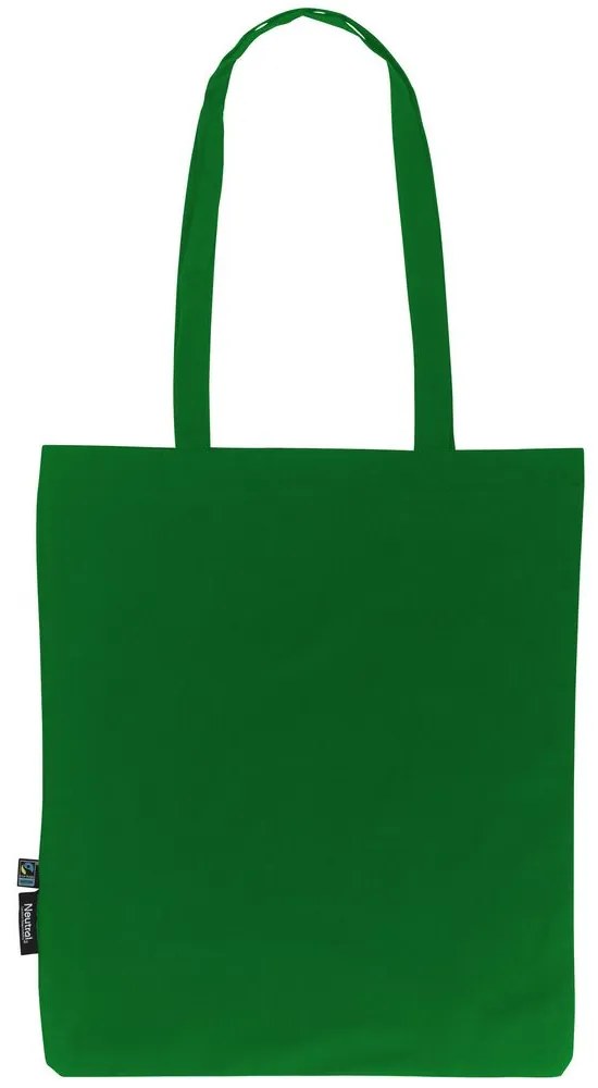 Neutral Nákupní taška přes rameno z organické Fairtrade bavlny - Lahvově zelená