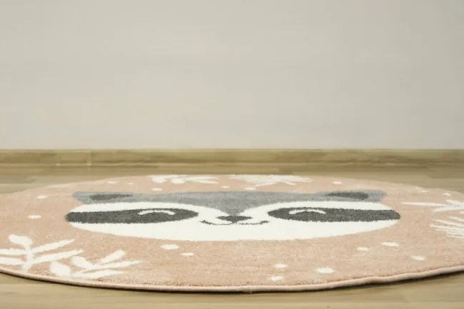 Dětský koberec Lima C884A růžový / krémový