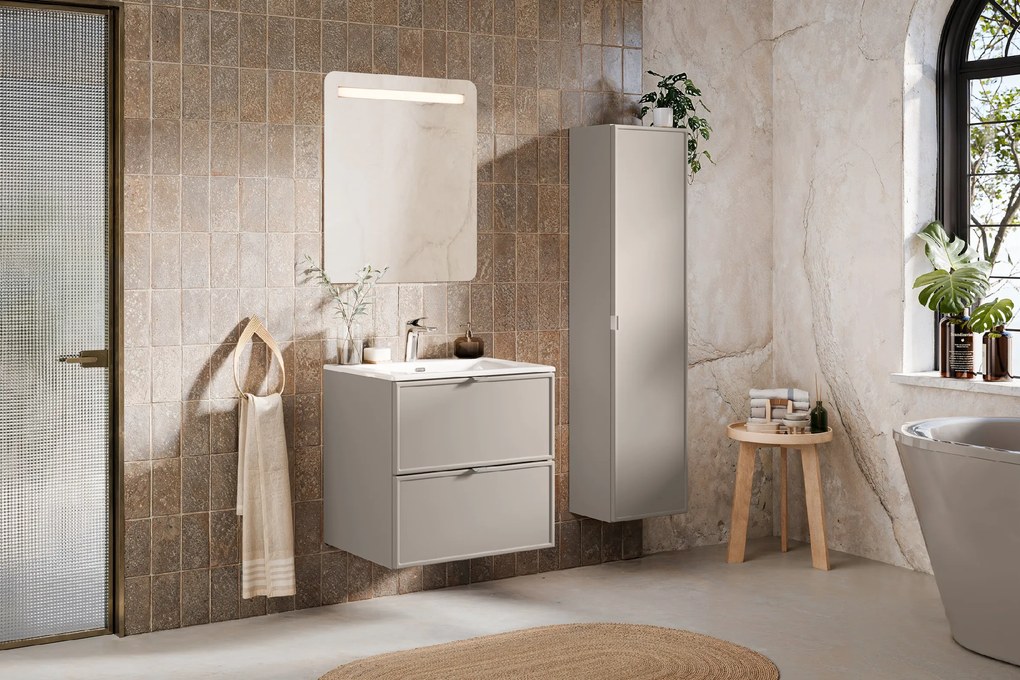 Comad Koupelnová skříňka pod umyvadlo Bella Cashmere 60 kašmír