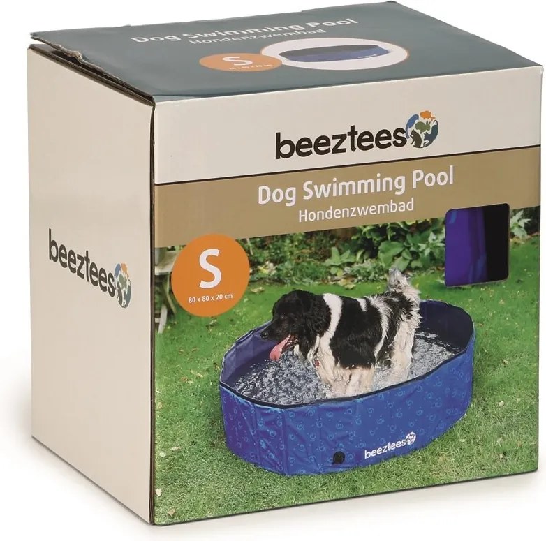 Beeztees Doggy Dip Bazén pro psy modrý 80x80x20cm