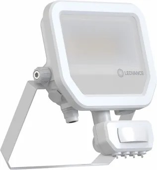LED reflektor s pohybovým čidlem LEDVANCE FLOODLIGHT bílý SENSOR 17W/11W 2200/1465lm 3000K teplá bílá IP65