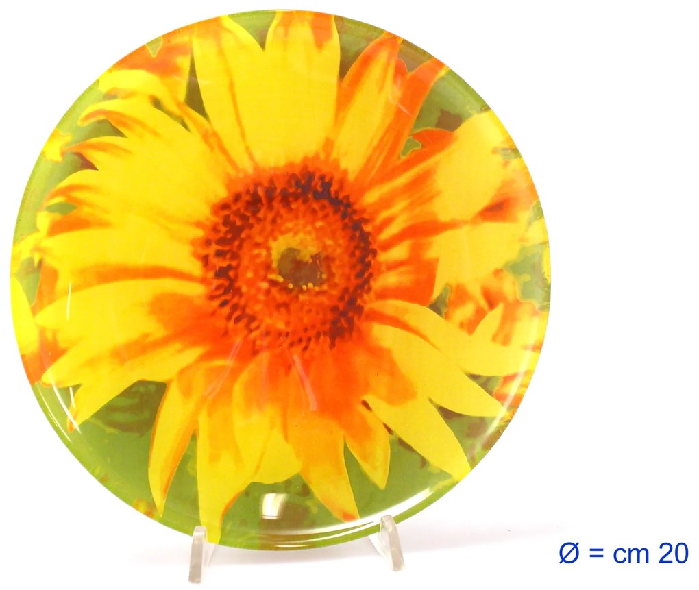 Skleněný talíř  SUNFLOWER  -  20 cm, Luminarc