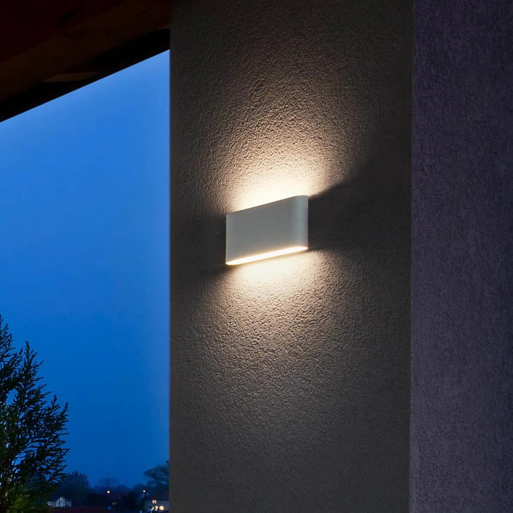Redo Venkovní LED nástěnné svítidlo Pocket d:115mm Barva: Bílá