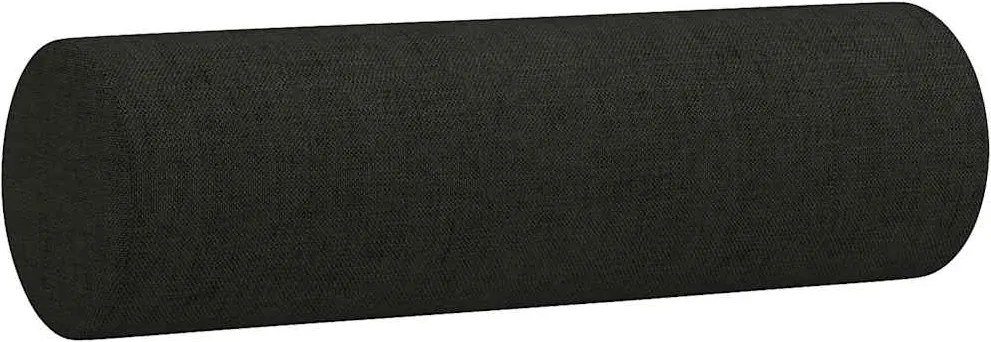 2místná pohovka s polštáři černá 120 cm textil 3200778
