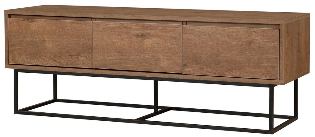 Designový TV stolek Balwina 140 cm vzor ořech