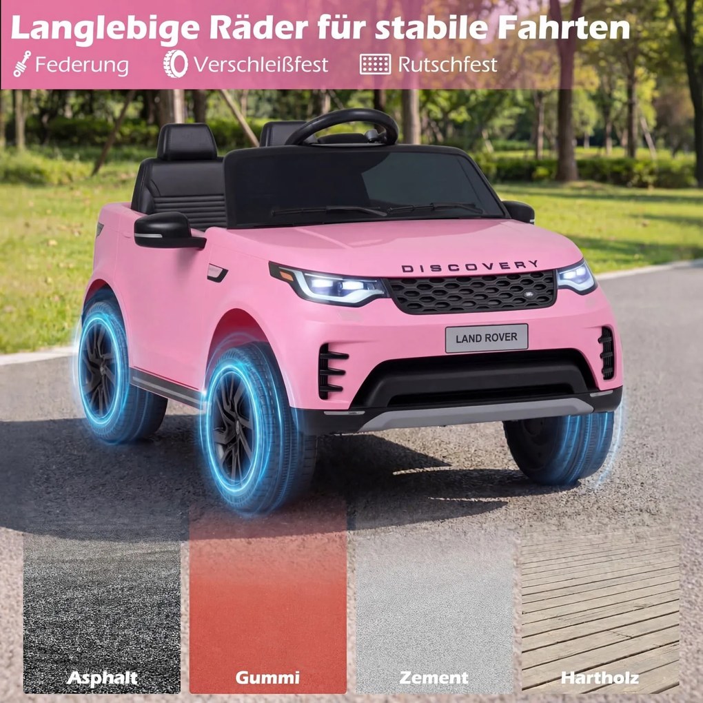 Costway 12 V Land Rover dětské elektrické odpružení autíčka LED music bezdrátové