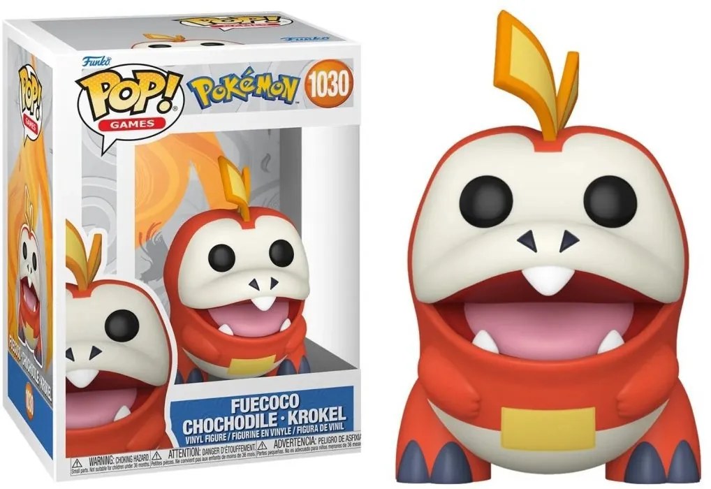 Funko pop! pokémon fuecoco chochodile krokel 1030