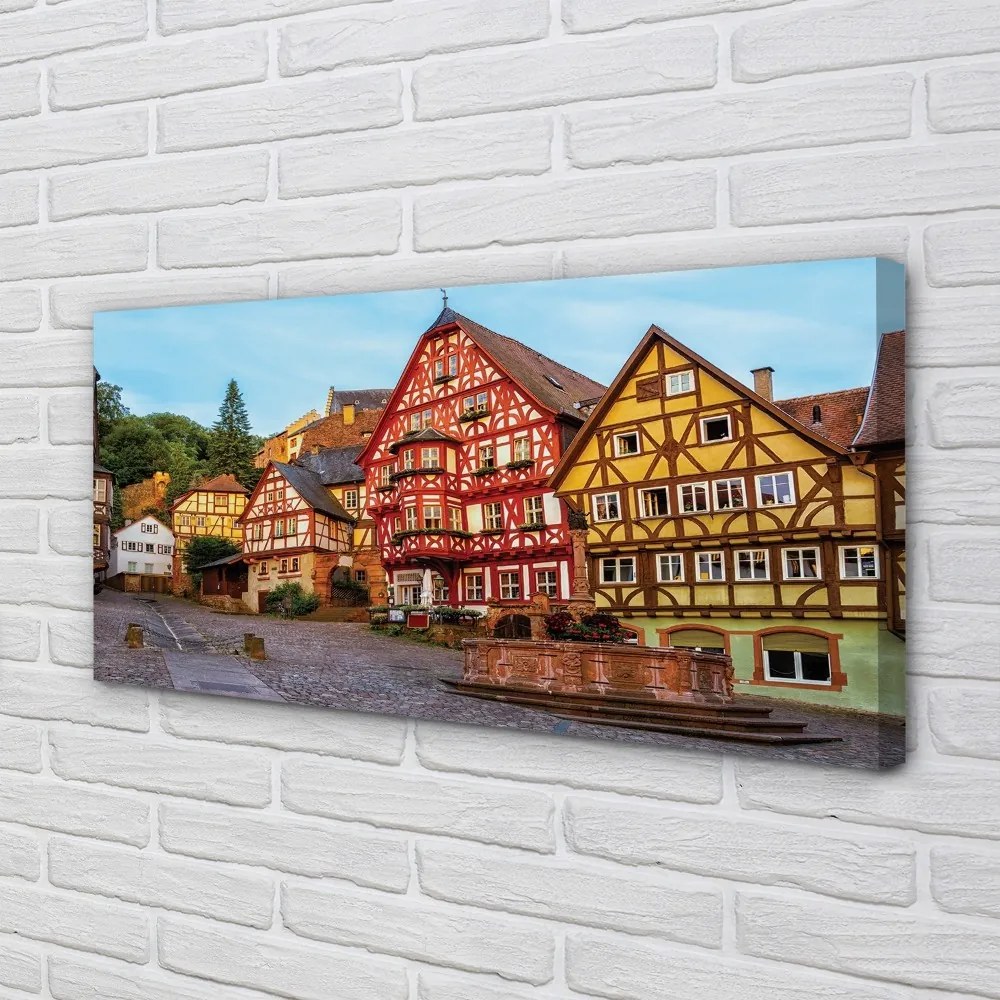 Obrazy na plátně Germany Staré Město Bavorsko 120x60 cm