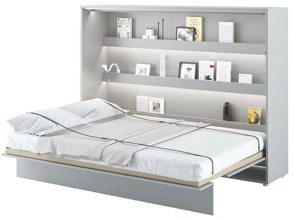 Lenart výklopná postel Bed Concept BC-04 (140) - šedý mat
