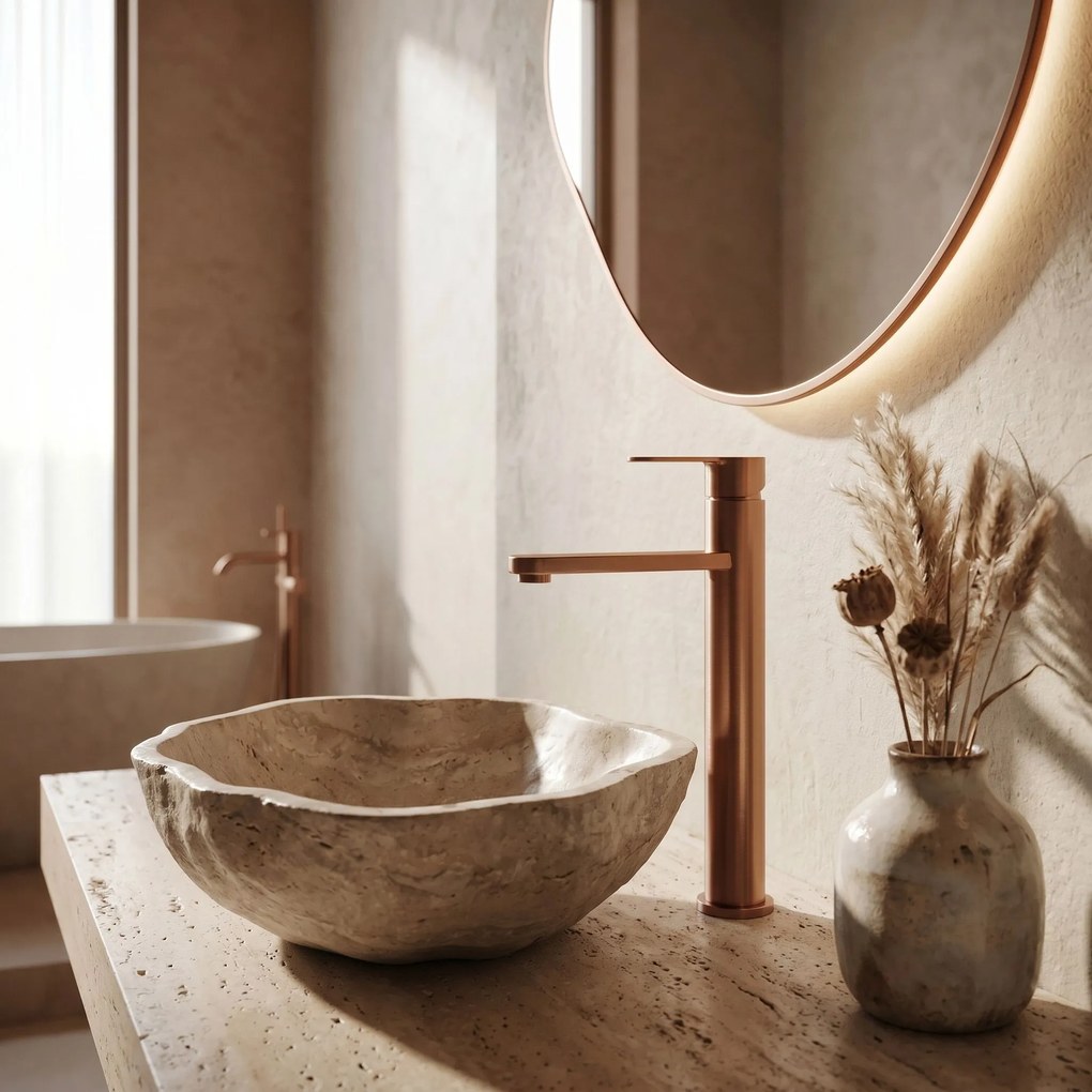 Rea, Koupelnová baterie Rea Arcos Brush Copper, REA-B6968