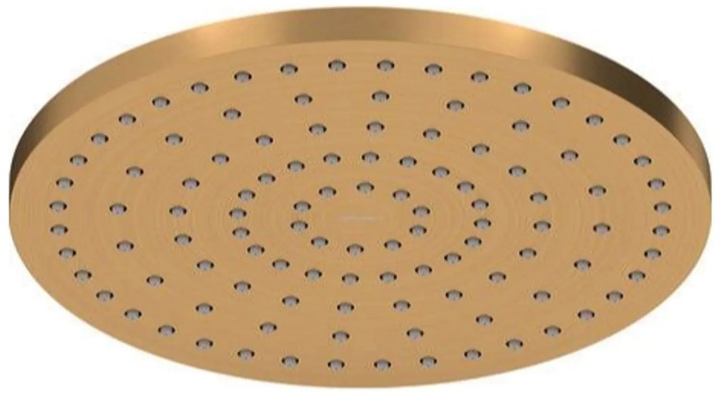 Duravit - Hlavová sprcha, průměr 25 cm, MinusFlow, kartáčovaný bronz UV0662018004