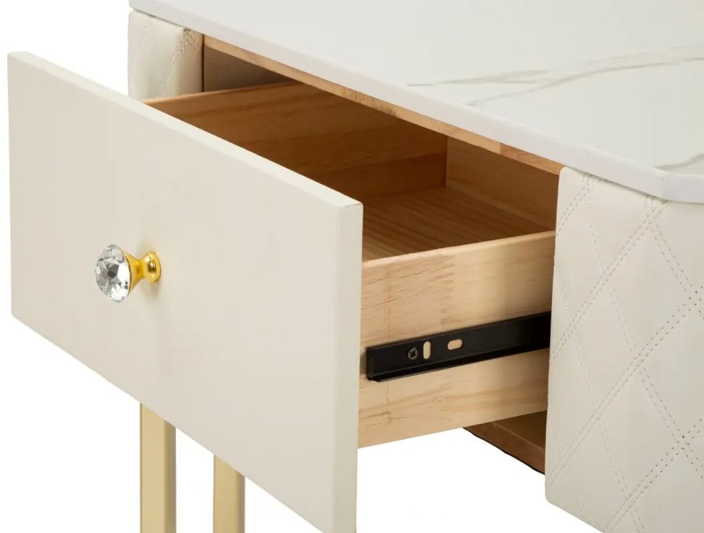 Designová konzole Pembroke 84,5 cm bílá