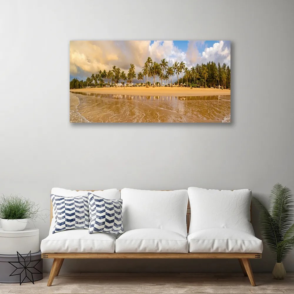 Obraz na plátně Pláž Krajina 120x60 cm