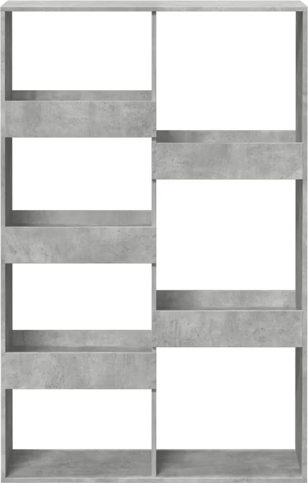 Dělicí stěna betonově šedá 100 x 33 x 155,5 cm kompozitní dřevo 3309567