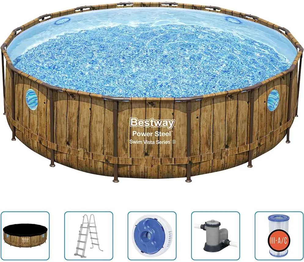 Bestway Power Steel Bazénový set 488 x 122 cm