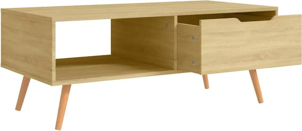 Konferenční stolek dub sonoma 100x49,5x43 cm kompozitní dřevo 326789
