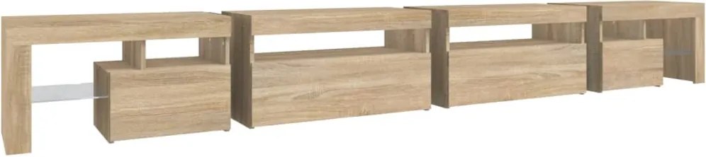 TV skříňka s LED osvětlením sonoma dub 290 x 36,5 x 40 cm 3152804