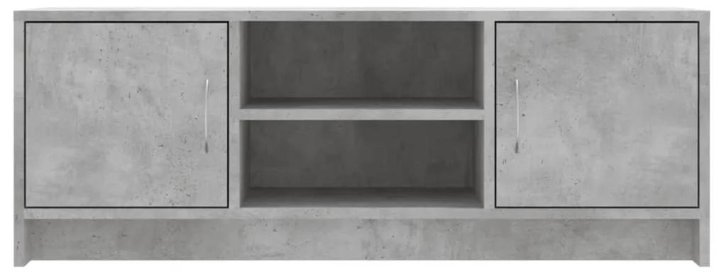 TV skříňka betonově šedá 102x30x37,5 cm kompozitní dřevo