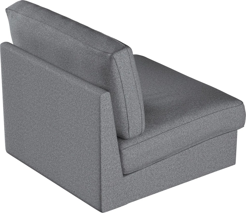 Potah na neskládací křeslo IKEA Kivik barva šedá látka pletený vzor