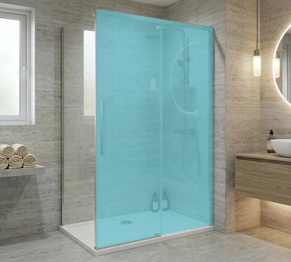 Gelco Luxor sprchová boční stěna ke dveřím 90 x 200 cm chrom čiré sklo GU5690CH