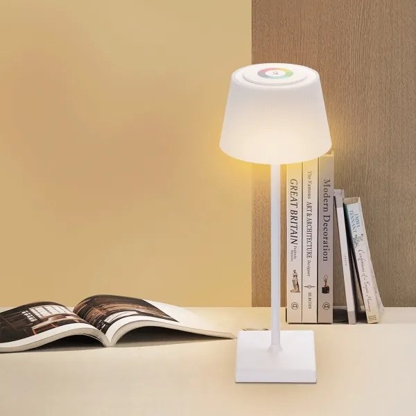 Aigostar - LED RGBW Venkovní stmívatelná nabíjecí lampa 4W/5V 3600mAh bílá IP54