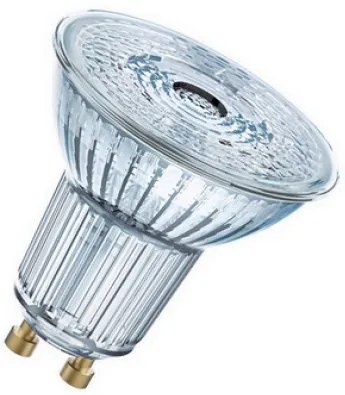 LED žárovka GU10 PAR16 OSRAM PARATHOM 4,5W (50W) neutrální bílá (4000K) stmívatelná, reflektor 36°