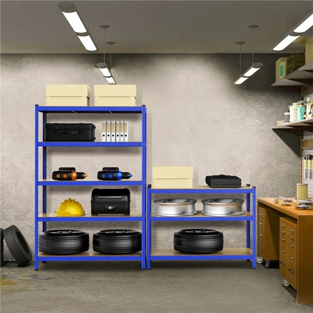 Zátěžový regál Yaheetech – Mod.5: 180 × 120 × 60 cm/875 kg modrá (264515749188)