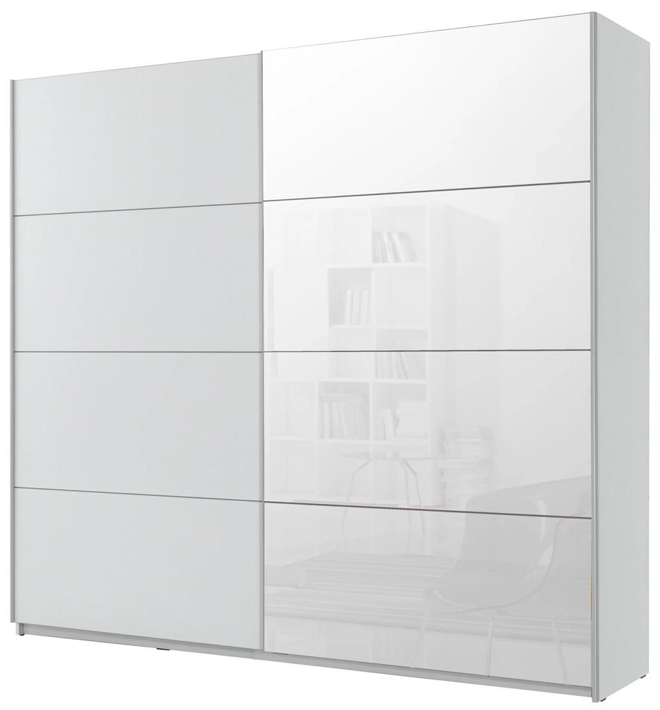 Šatní skříň Benson Typ 58 (bílá + zrcadlo). 602065
