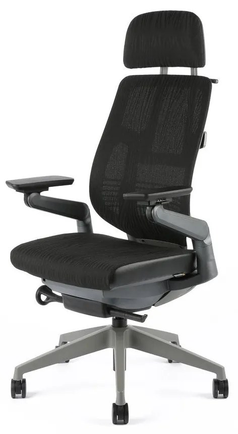 Office Pro Kancelářská ergonomická židle Office Pro KARME MESH — více barev Modrá žíhaná