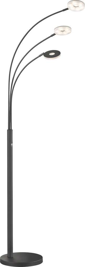 XXXLutz STOJACÍ OBLOUKOVÉ SVÍTIDLO, 45/185 cm Fischer & Honsel - Online Only svítidla - 003151121201
