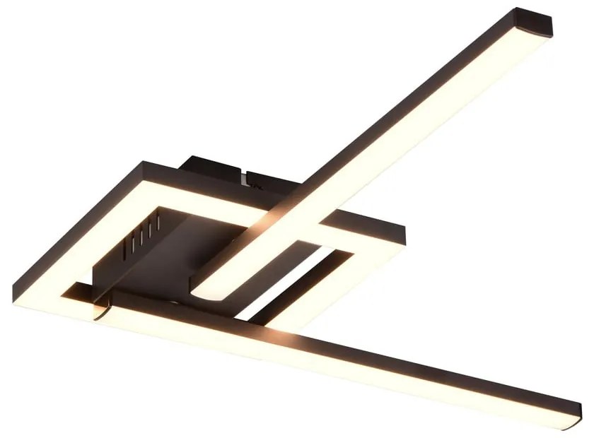 Černé LED stropní svítidlo 16x54 cm Viale – Reality