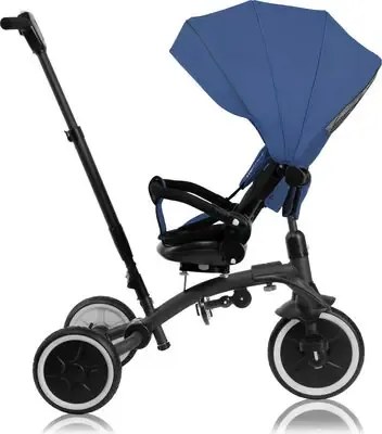 LIONELO Tříkolka 2v1 Tris Plus Blue Denim