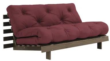 sofa ROOT by Karup - 160*200 cm carob (hnědá) + futon bordeaux 710
