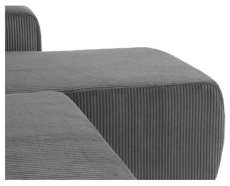 Rohová sedačka s funkcí spaní ve tvaru U Easton U S, Potah: Poso 100