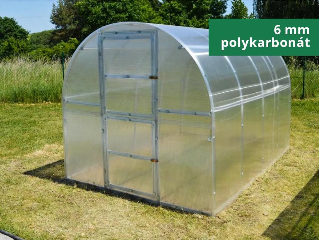 Zahradní skleník Lanitplast KYKLOP 2 x 4 m, 6 mm