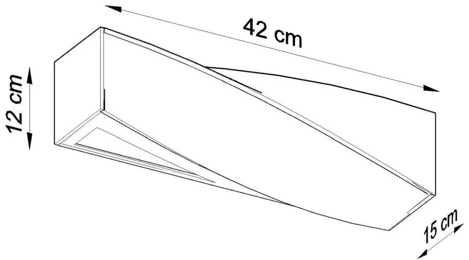 Nástěnné keramické svítidlo Sollux Taurus