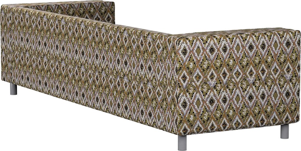 Potah na pohovku IKEA  Karlanda 2-místná, krátký barva vícebarevná látka pletený vzor, vzorované